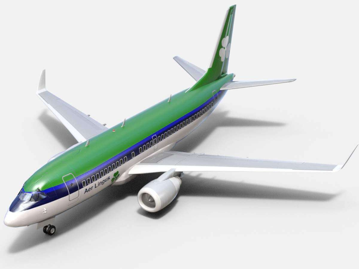 Boeing 737-700ER Aer Lingus 3D Model by Dreamscape Studios