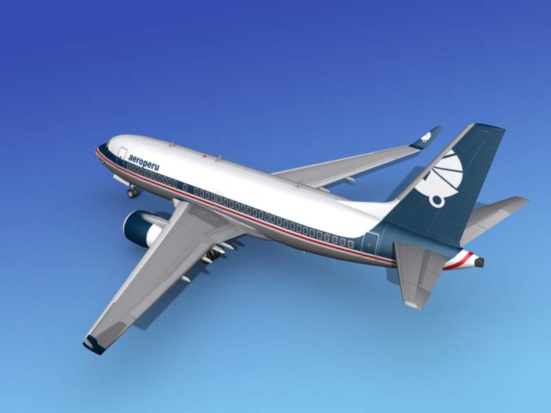 Boeing 737-700ER Aeroperu 3D Model by Dreamscape Studios