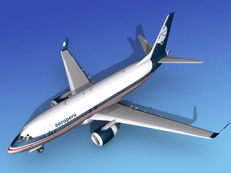 Boeing 737-700ER Aeroperu 3D Model by Dreamscape Studios