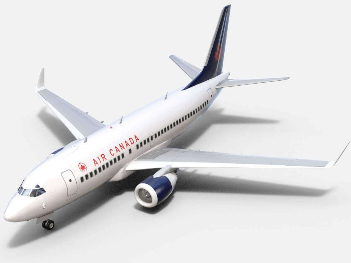 Boeing 737-700ER Air Canada 3D Model by Dreamscape Studios