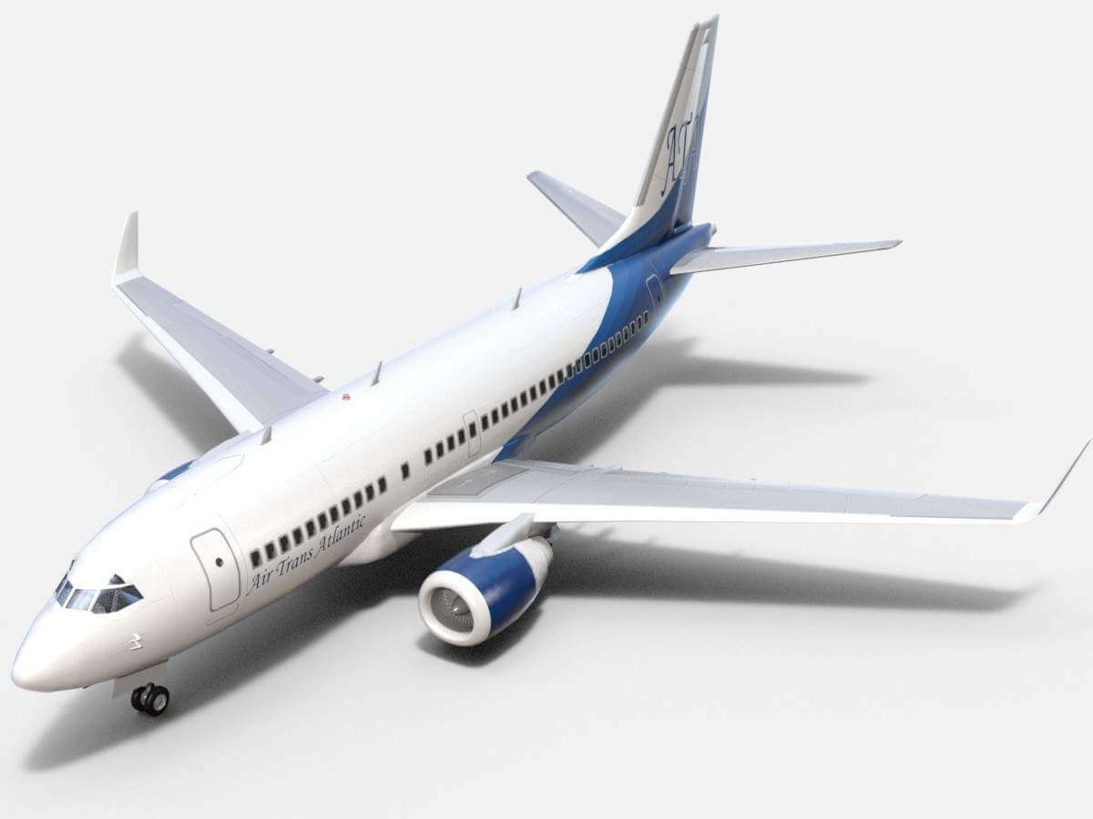 Boeing 737-700ER Air Transat 3D Model by Dreamscape Studios