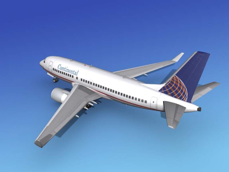 Boeing 737-700ER Continental 3D Model by Dreamscape Studios