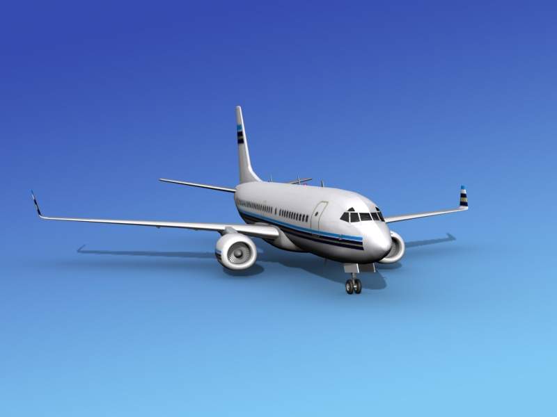 Boeing 737-700ER Corporate 3D Model by Dreamscape Studios