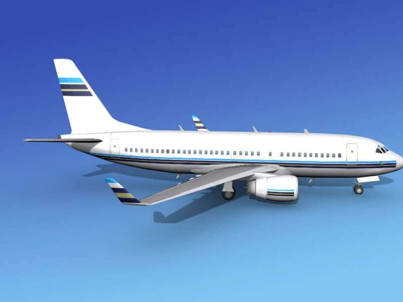 Boeing 737-700ER Corporate 3D Model by Dreamscape Studios