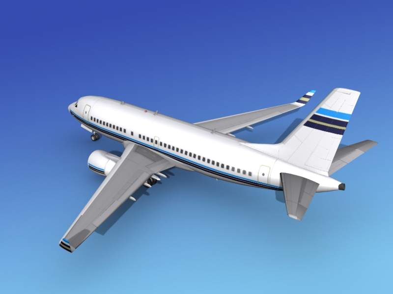Boeing 737-700ER Corporate 3D Model by Dreamscape Studios