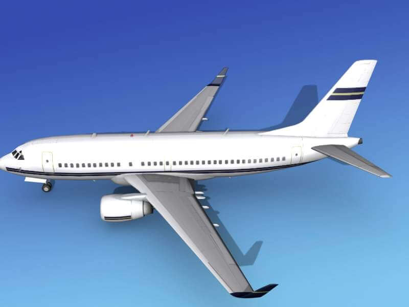 Boeing 737-700ER Corporate 3D Model by Dreamscape Studios