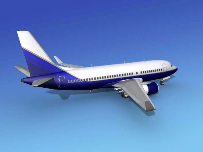 Boeing 737-700ER Corporate 3D Model by Dreamscape Studios