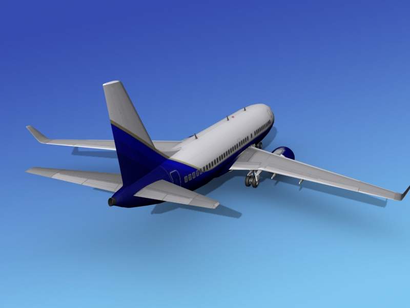 Boeing 737-700ER Corporate 3D Model by Dreamscape Studios