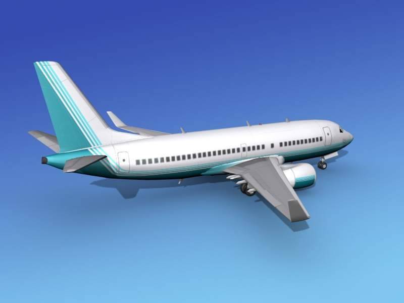 Boeing 737-700ER Corporate 3D Model by Dreamscape Studios