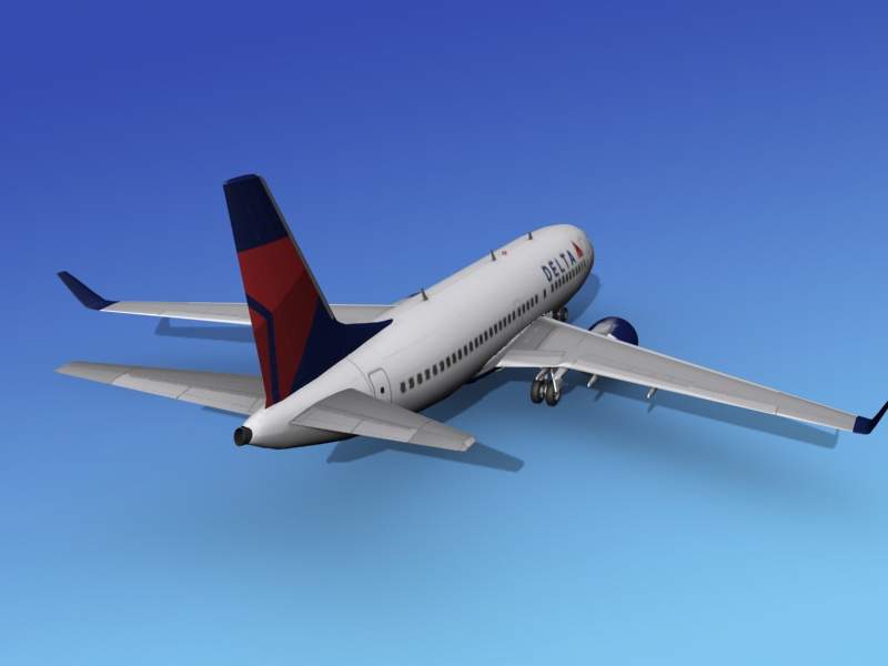Boeing 737-700ER Delta Airlines 3D Model by Dreamscape Studios