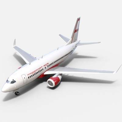 Boeing 737-700ER Freeport Air 3D Model by Dreamscape Studios