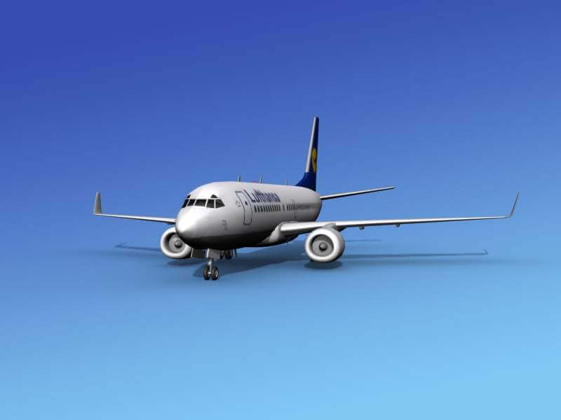 Boeing 737-700ER Lufthansa 3D Model by Dreamscape Studios