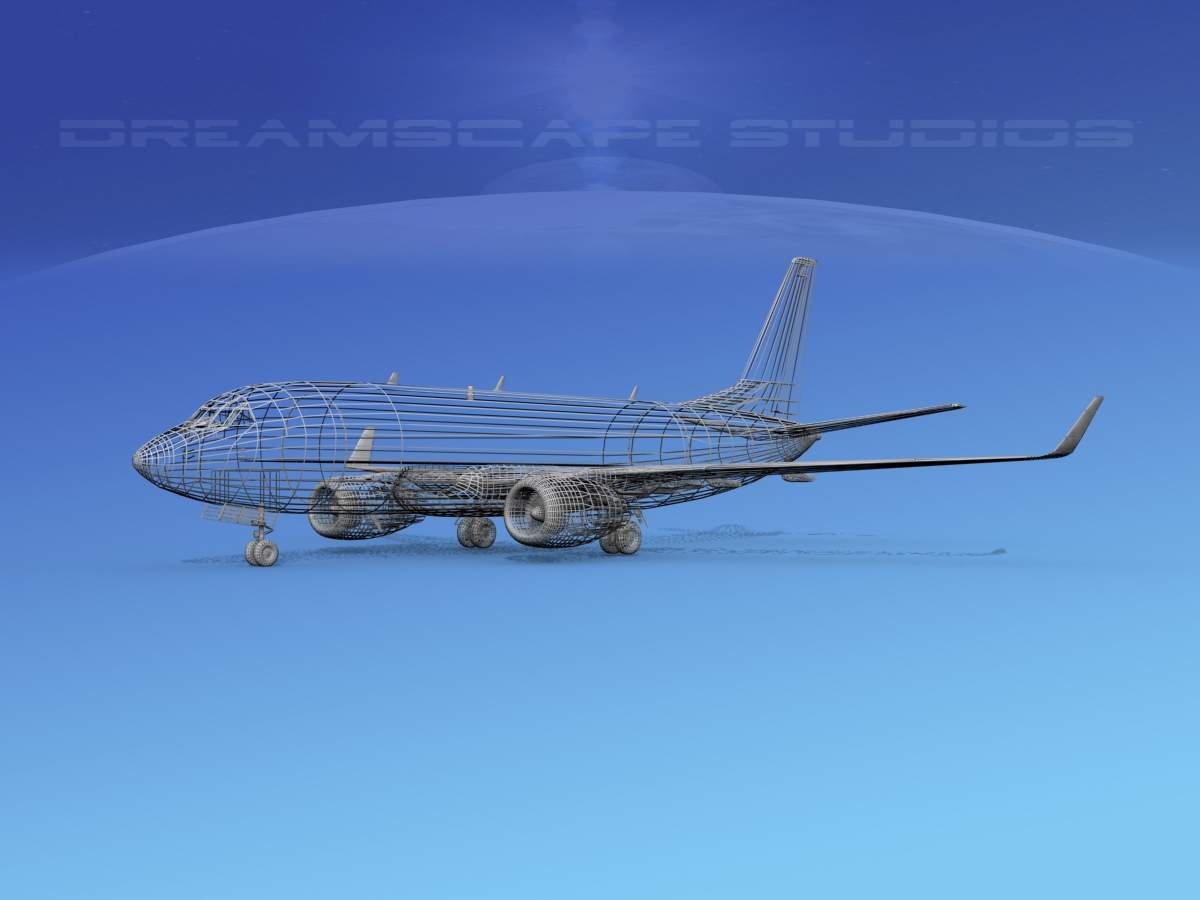 Boeing 737-700ER United Airlines 3D Model by Dreamscape Studios