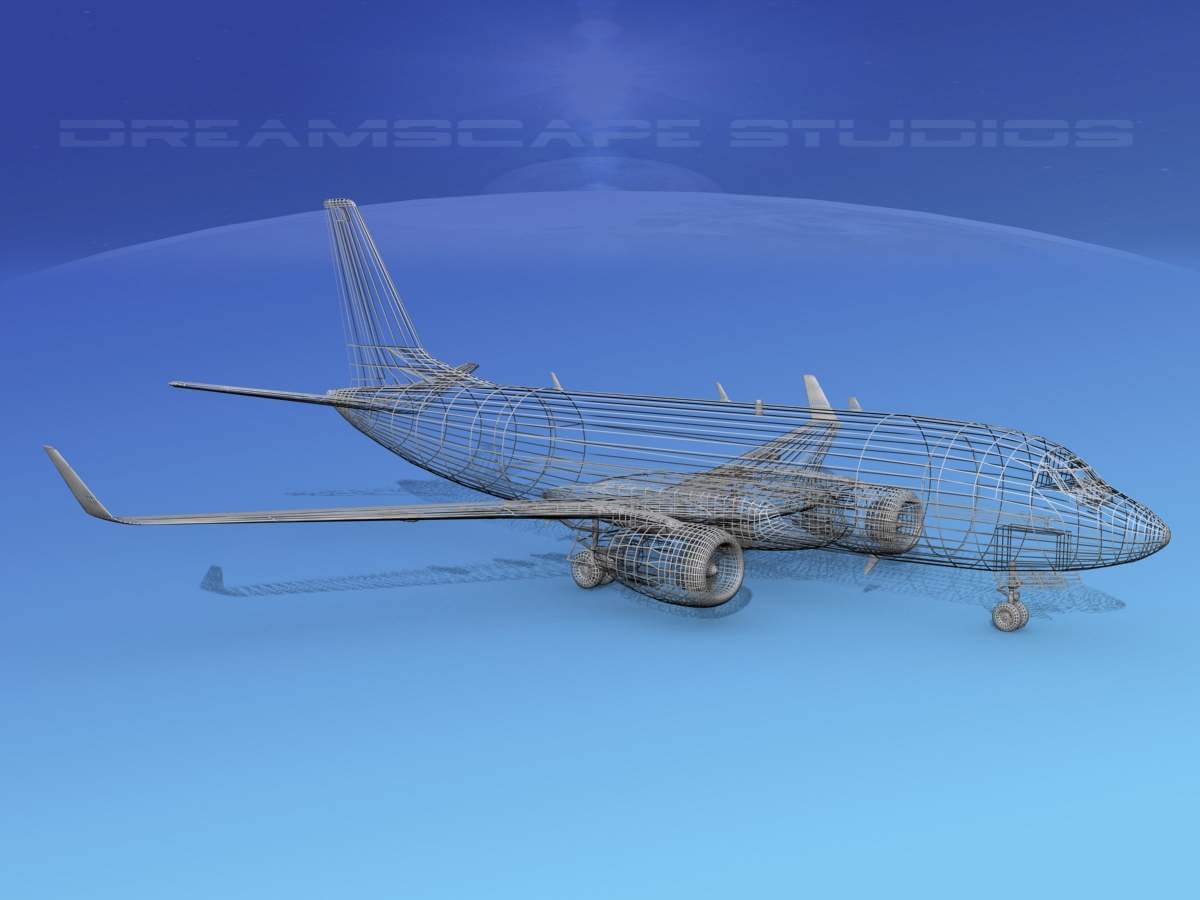 Boeing 737-700ER United Airlines 3D Model by Dreamscape Studios