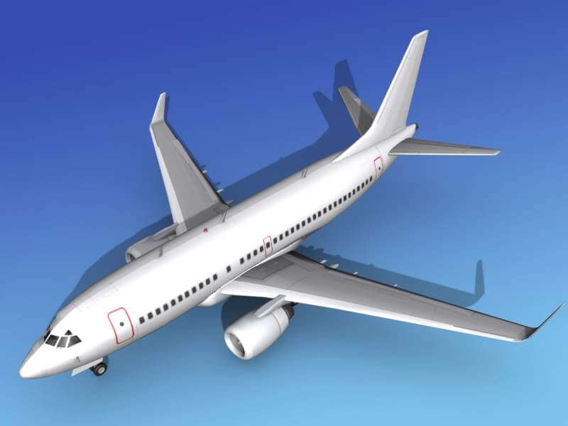 Boeing 737-700ER Unmarked 3D Model by Dreamscape Studios