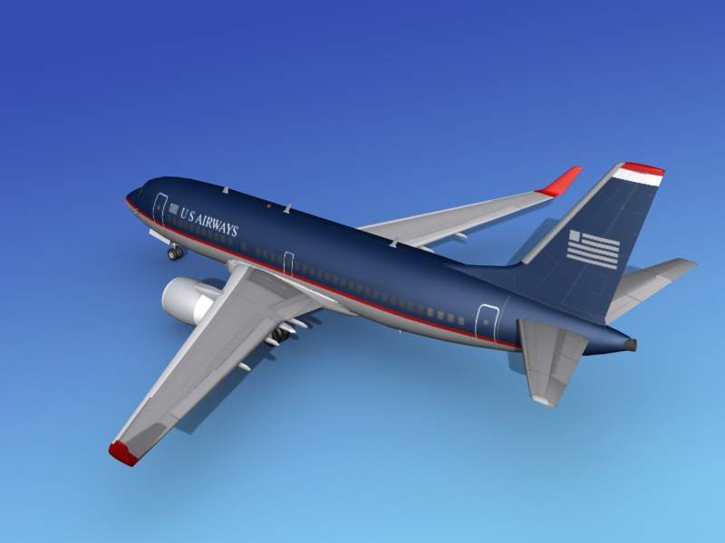 Boeing 737-700ER US Air 3D Model by Dreamscape Studios