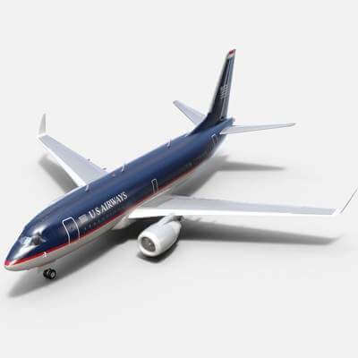 Boeing 737-700ER US Air 3D Model by Dreamscape Studios