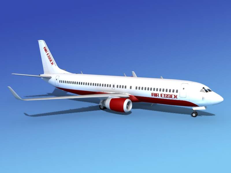 Boeing 737-800ER Air Essex 3D Model by Dreamscape Studios