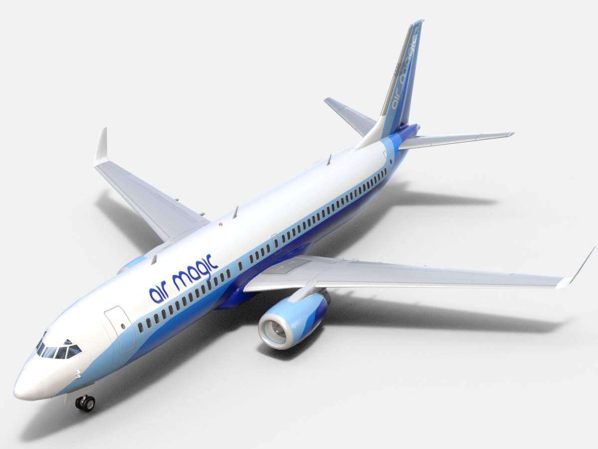 Boeing 737-800ER Air Magic 3D Model by Dreamscape Studios