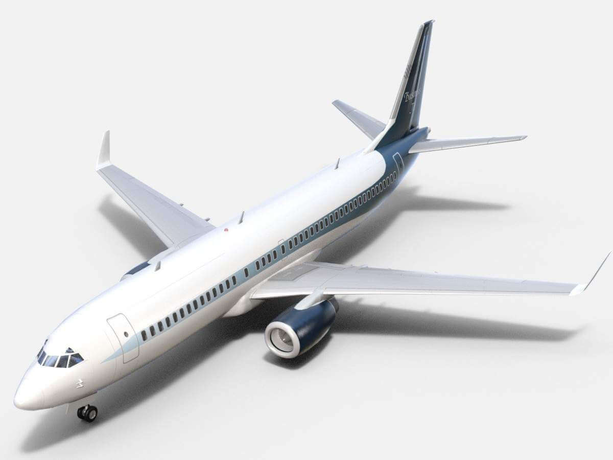 Boeing 737-800ER BBJ - 3D Model by Dreamscape Studios