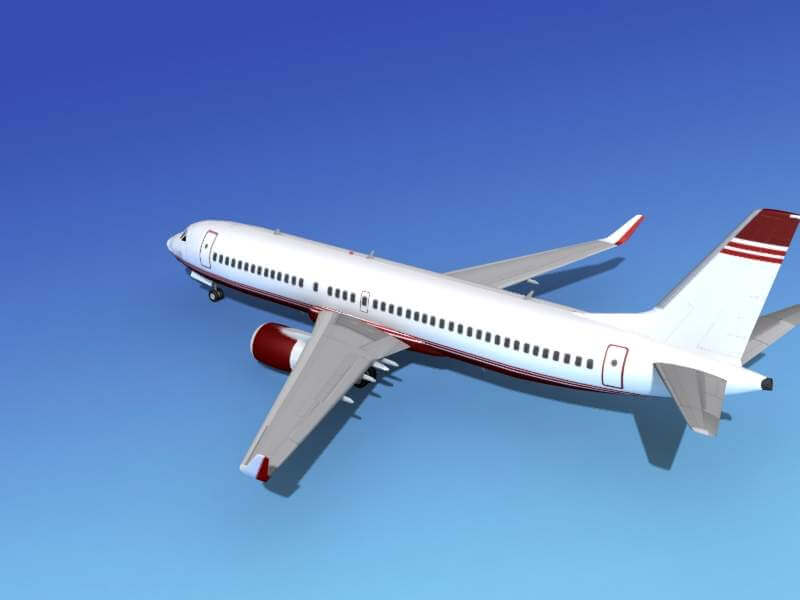 Boeing 737-800ER Corporate 3D Model by Dreamscape Studios