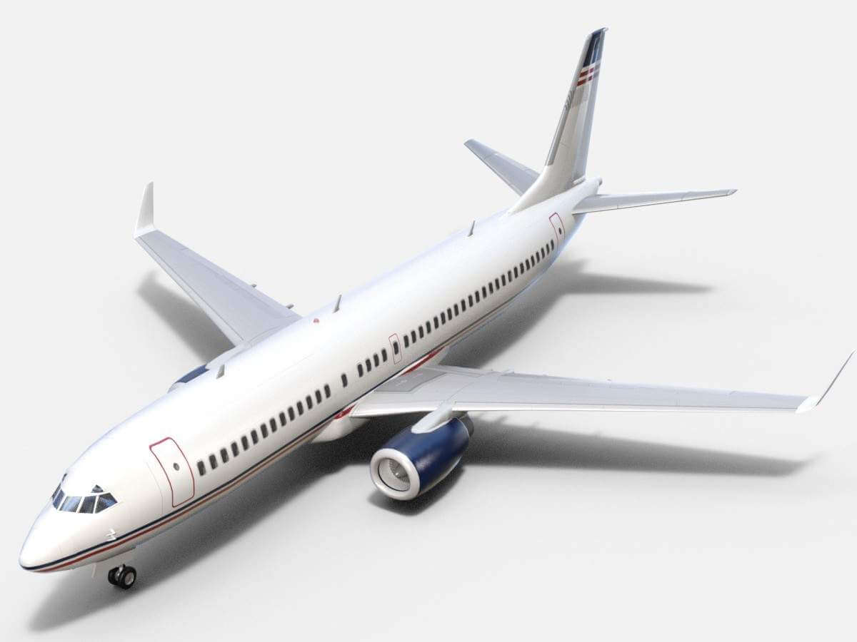 Boeing 737-800ER Corporate 3D Model by Dreamscape Studios