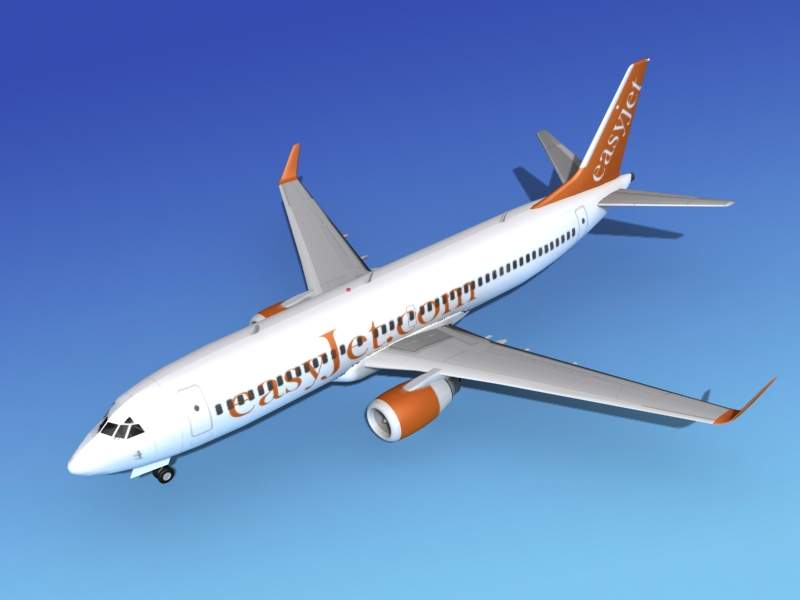 Boeing 737-800ER EasyJet 3D Model by Dreamscape Studios