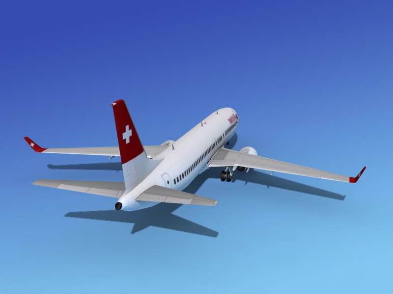 Boeing 737-800ER Swissair 3D Model by Dreamscape Studios