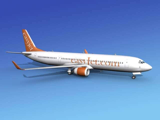 Boeing 737-900ER Easy Jet 3D Model by Dreamscape Studios