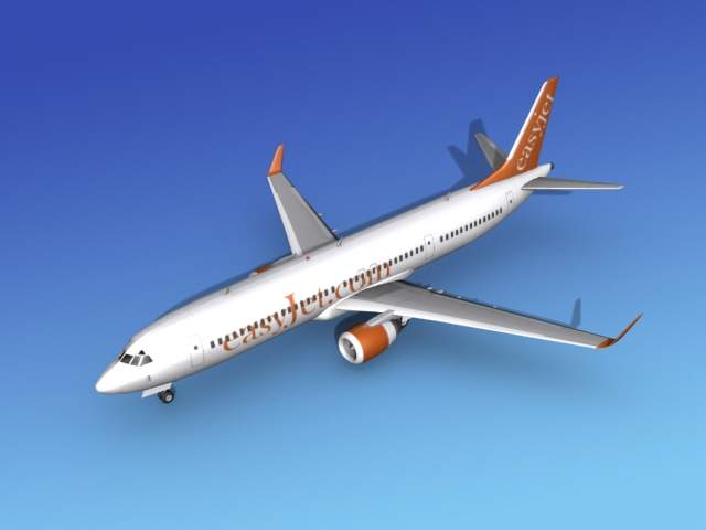 Boeing 737-900ER Easy Jet 3D Model by Dreamscape Studios