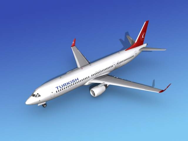 Boeing 737-900ER Turkish Airlines 3D Model by Dreamscape Studios