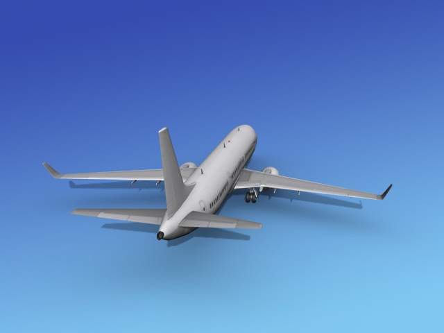 Boeing 737-900ER Unmarked 3D Model by Dreamscape Studios