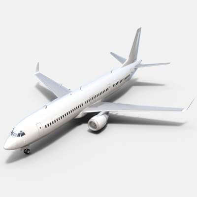 Boeing 737-900ER Unmarked 3D Model by Dreamscape Studios