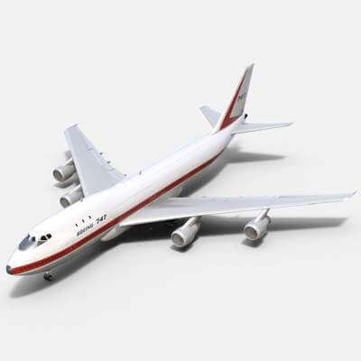 Boeing 747-100 Boeing Aircraft 3D Model by Dreamscape Studios
