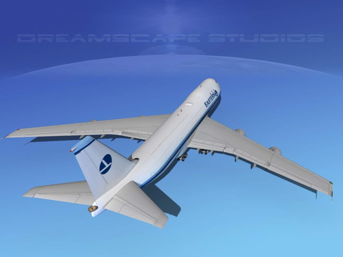 Boeing 747-100 Eastern Airlines 3D Model by Dreamscape Studios
