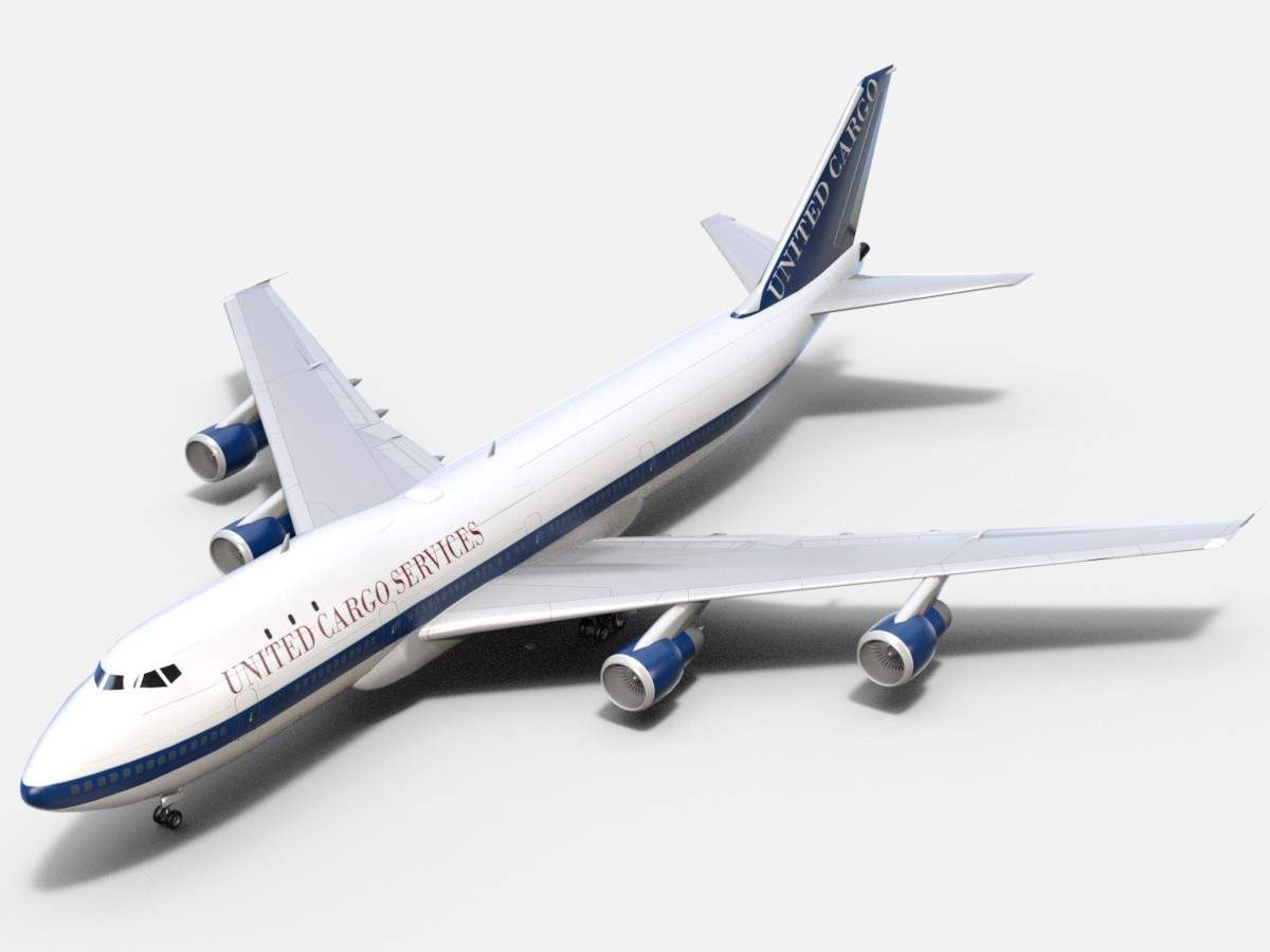 Boeing 747-100 UCS 3D Model by Dreamscape Studios