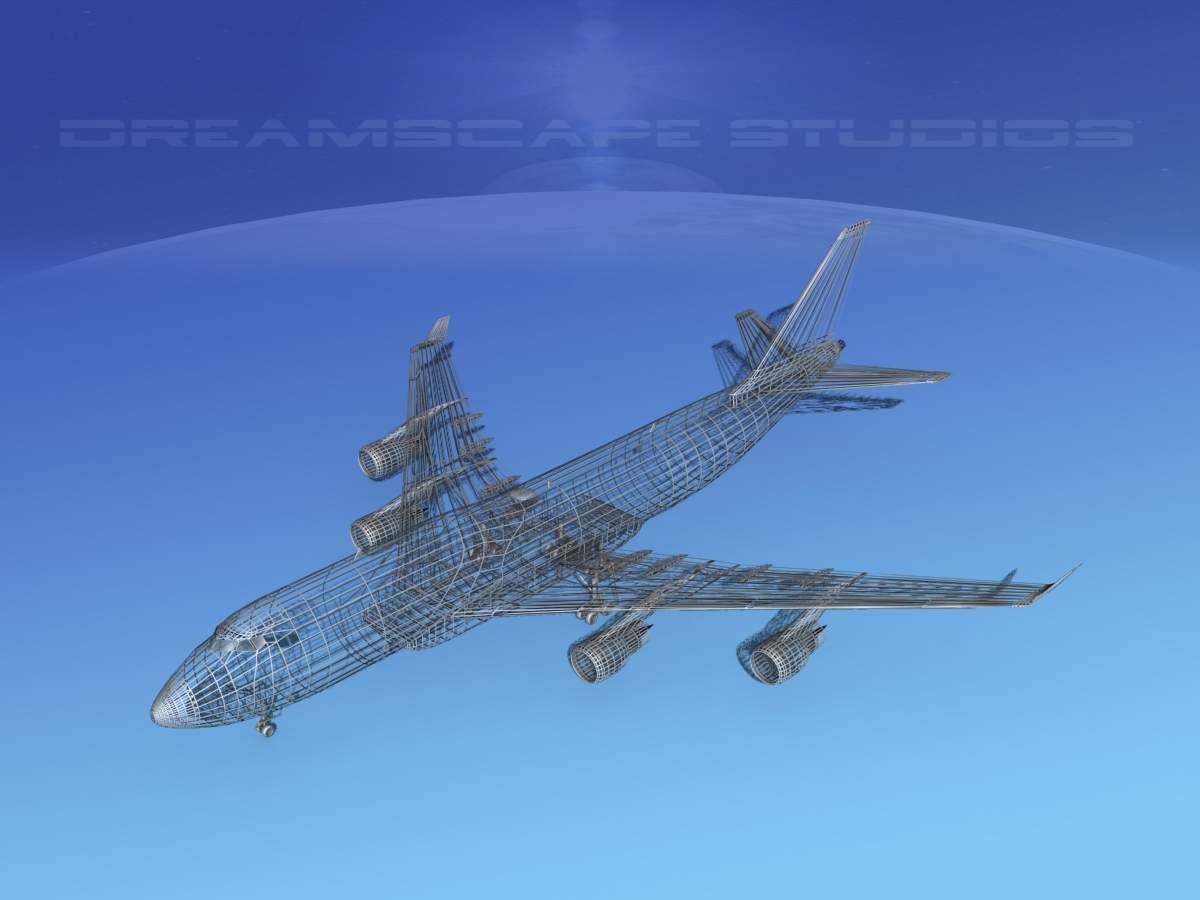 Boeing 747-400 Cathay Pacific Cargo 3D Model by Dreamscape Studios