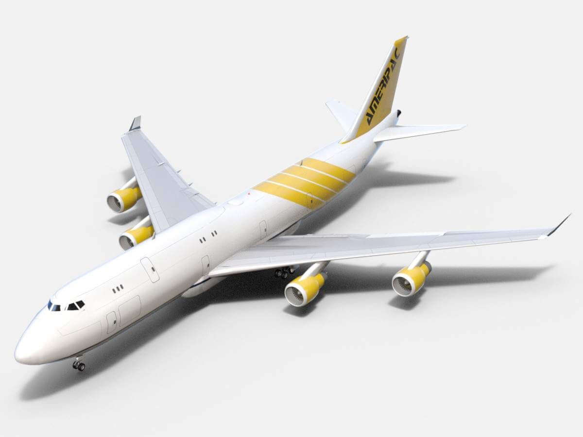 Boeing 747-8I AmeriPac Cargo 3D Model by Dreamscape Studios