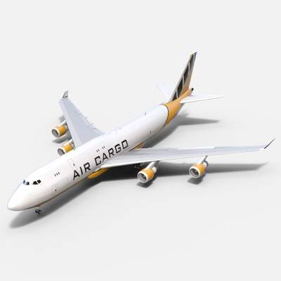 Boeing 747-8I Cargo 3D Model by Dreamscape Studios