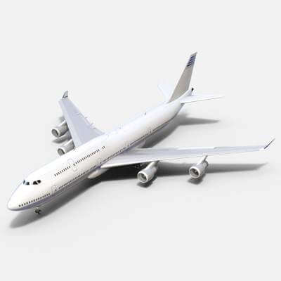 Boeing 747-8I Corporate 3D Model by Dreamscape Studios