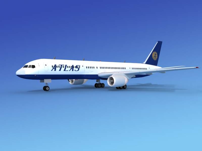 Boeing 757-200 Atlas 3D Model by Dreamscape Studios