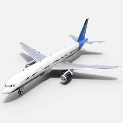 Boeing 757-200 Corporate 3D Model by Dreamscape Studios
