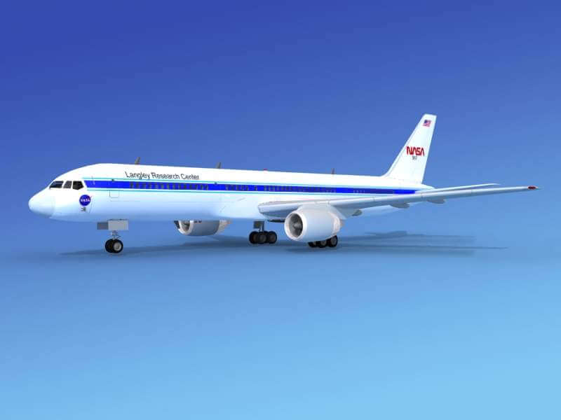 Boeing 757-200 NASA 3D Model by Dreamscape Studios