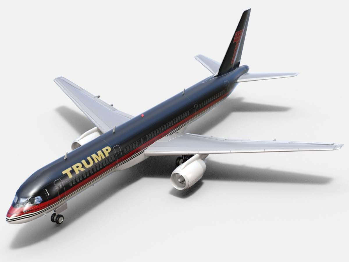 Boeing 757-200 Trump 3D Model by Dreamscape Studios