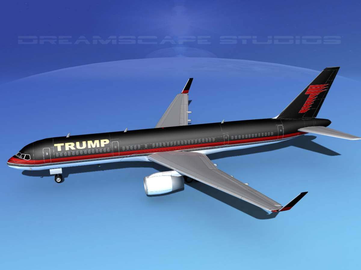 Boeing 757-200 Trump 3D Model by Dreamscape Studios