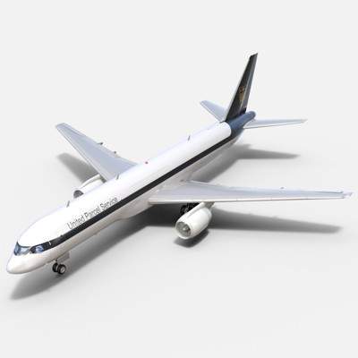 Boeing 757-200 UPS 3D Model by Dreamscape Studios