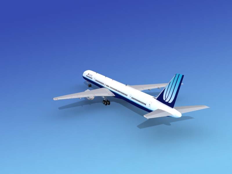 Boeing 757-300 United 3D Model by Dreamscape Studios