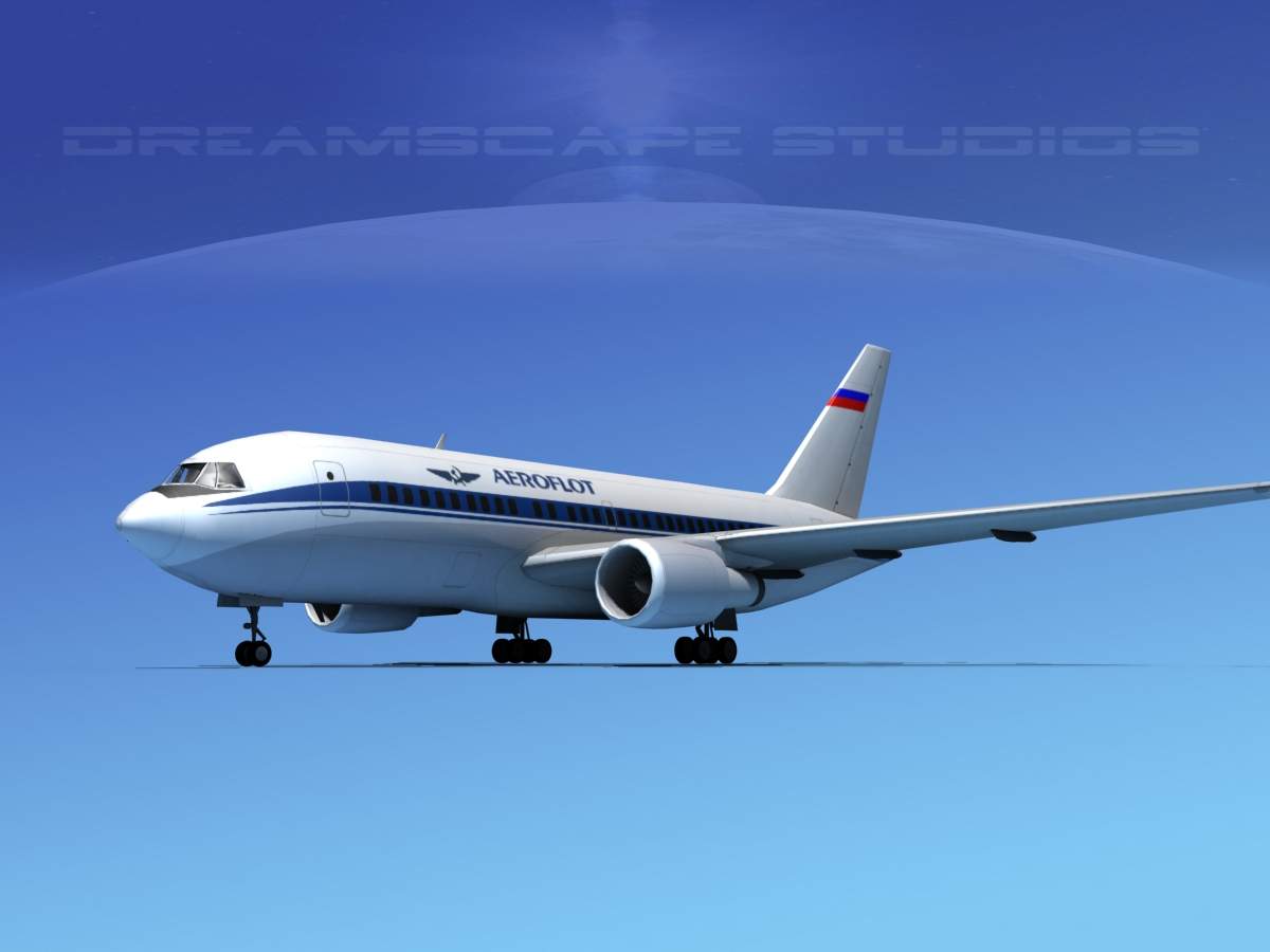 Boeing 767-100 Aeroflot 3D Model by Dreamscape Studios