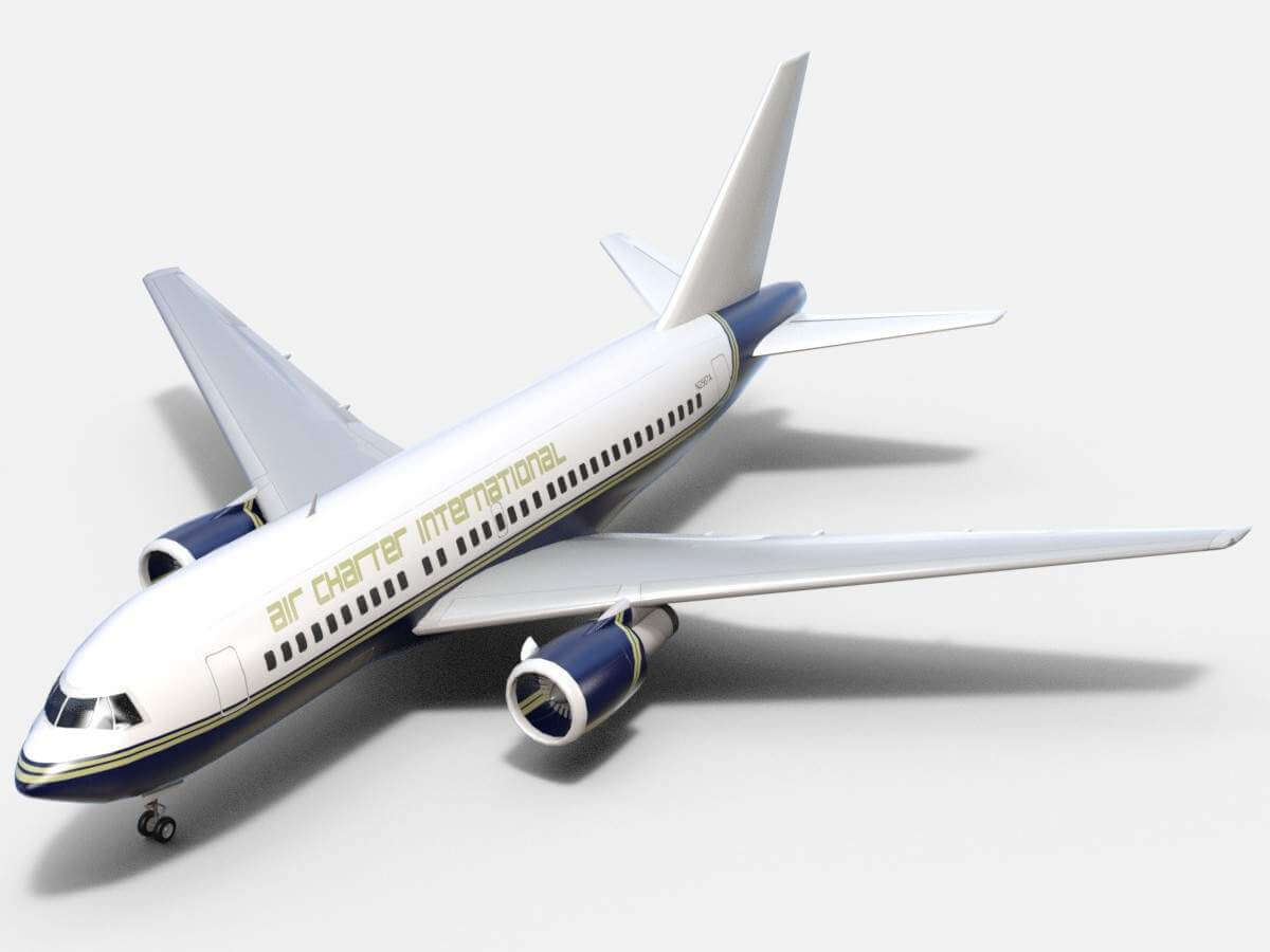 Boeing 767-100 Air Charter Intl - 3D Model by Dreamscape Studios