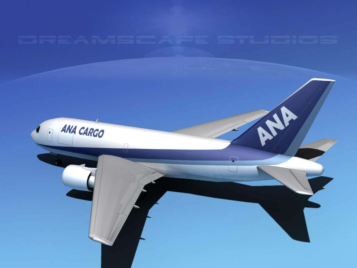Boeing 767-100 ANA Cargo 3D Model by Dreamscape Studios